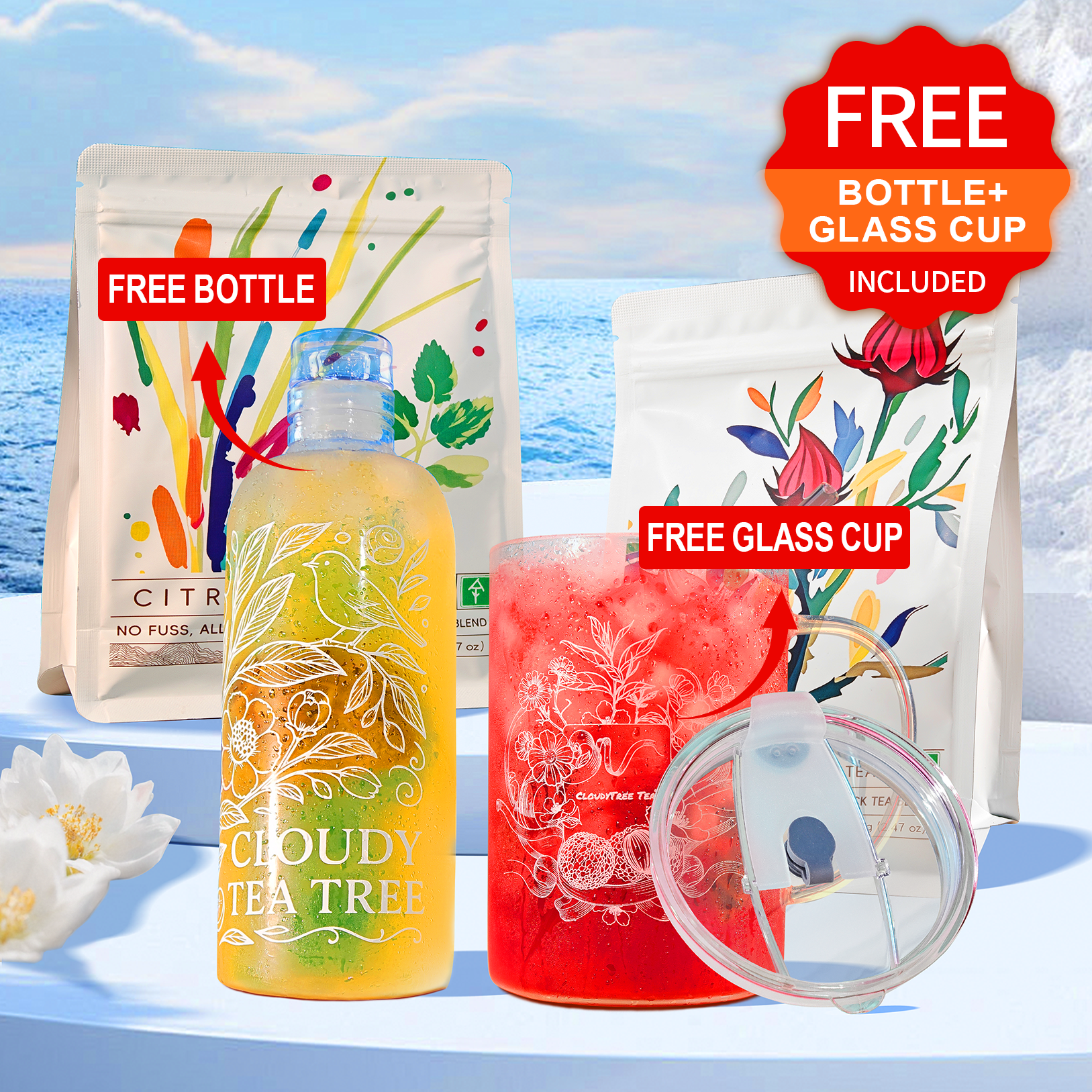 Cold Brew Tea Double Flavor Pack – Smooth & Easy Cold Brewing ...